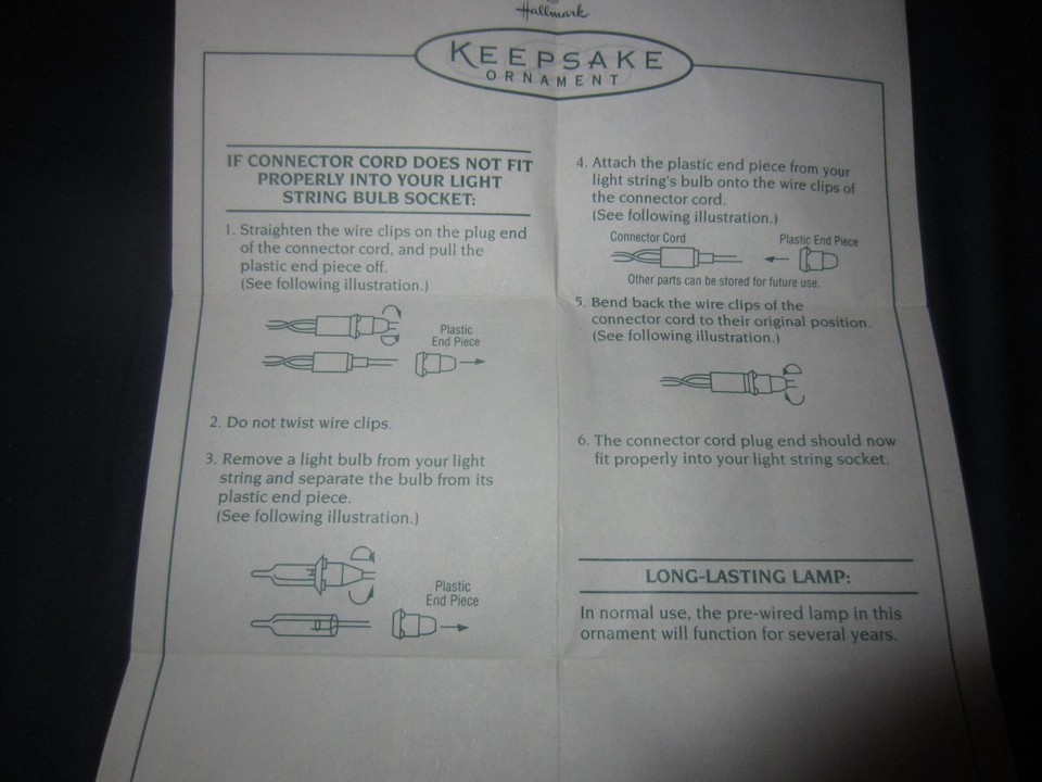 HALLMARK ORNAMENTS STAR TREK LOT (7) TESTED W/LIGHT STRING~ALREADY ...