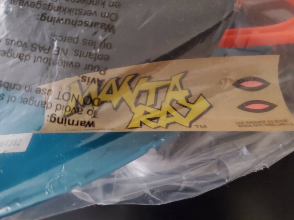 Sealed Nerf MaxForce MantaRay 1995 Max Force Manta Ray Opened for ...