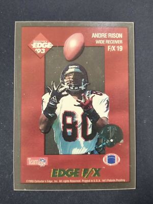 1993 Edge ANDRE RISON Red Clear Edge F/X Atlanta Falcons *CT22 | eBay