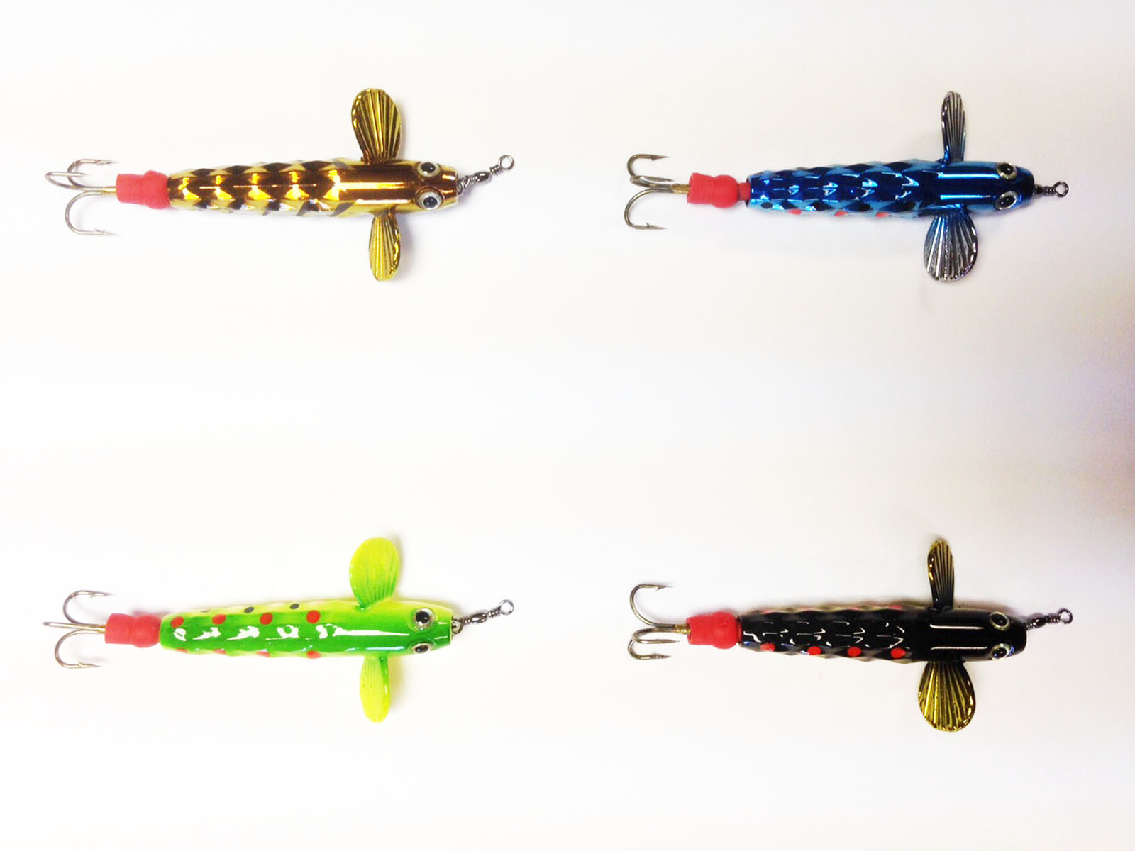 Allcock Metal Devon Diamond Body/Dimpled Minnow 2 Inch**4 Colours ...