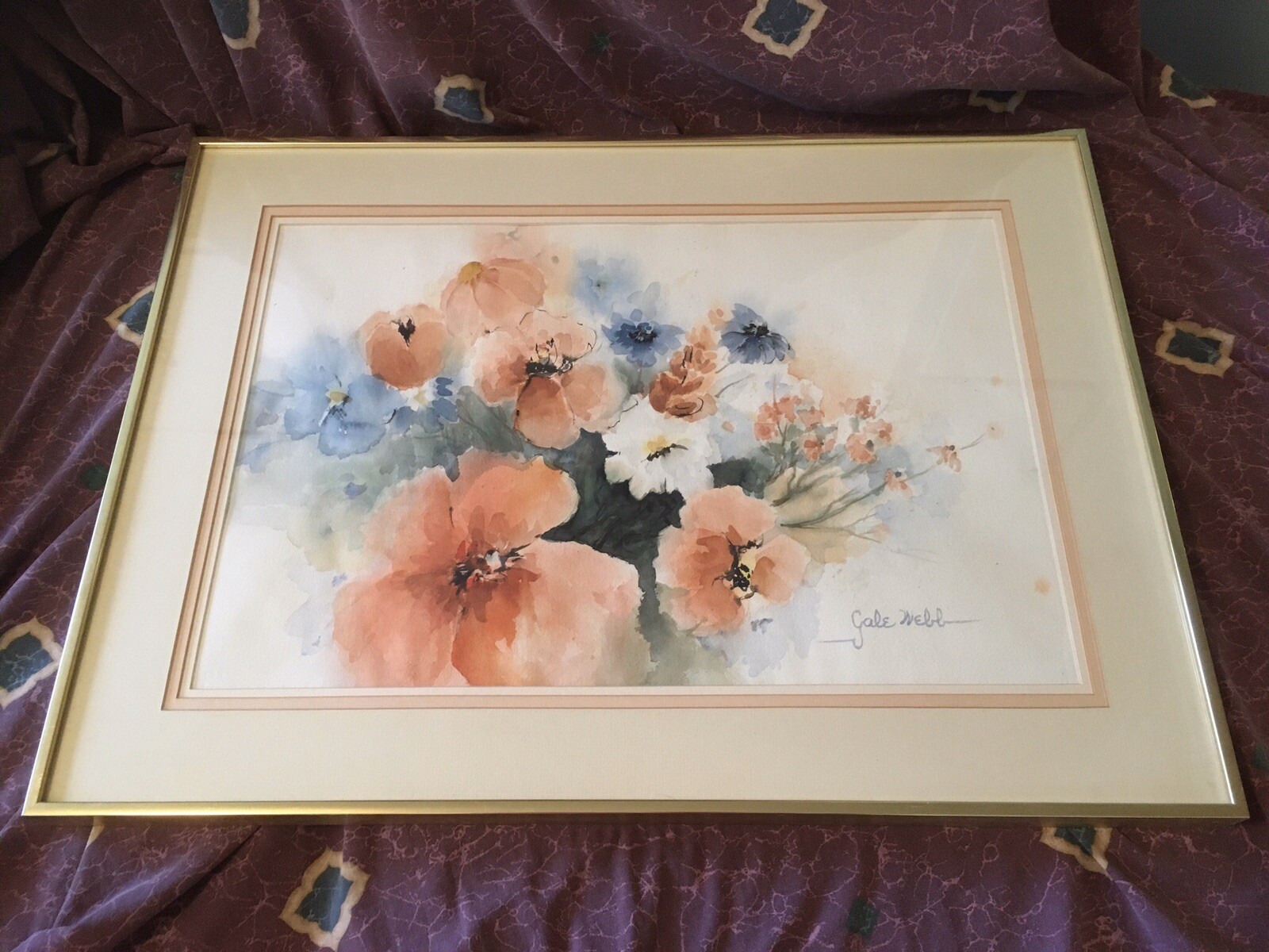 Original Gale Webb Watercolor Painting Listed West Texas Artist | eBay