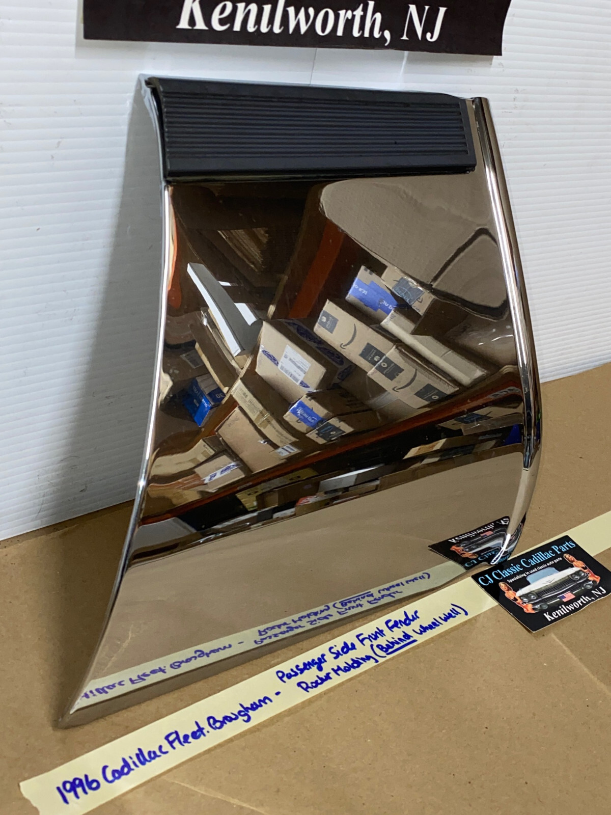 96 Cadillac Fleetwood Brougham PASSENGER SIDE RIGHT FRONT FENDER ROCKER ...