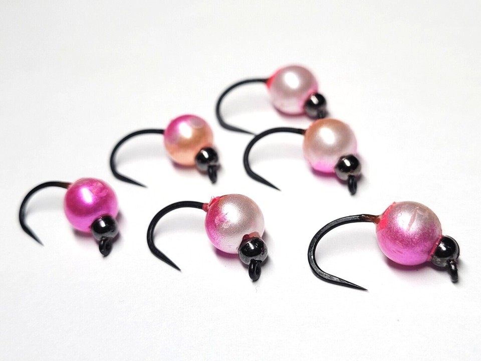 GLO BUG EGG - 6 Flies - UV TUNGSTEN BEADS - Egg Flies - Fly Fishing ...