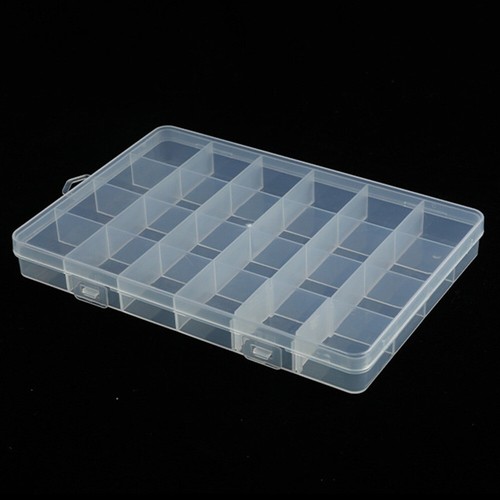Multi compartment Plastic Organizer Box for Jewelry Lightweight and ...