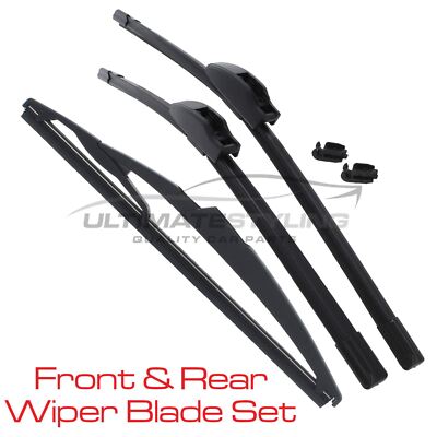 Front & Rear Windscreen Wiper Blades Set BMW Mini R56 Hatchback 2006 ...
