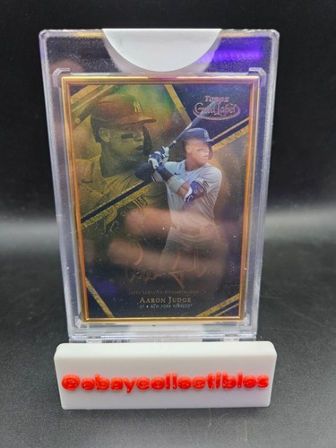 2021 Topps Gold Label Aaron Judge Auric Framed Autograph AFA-AJ New ...