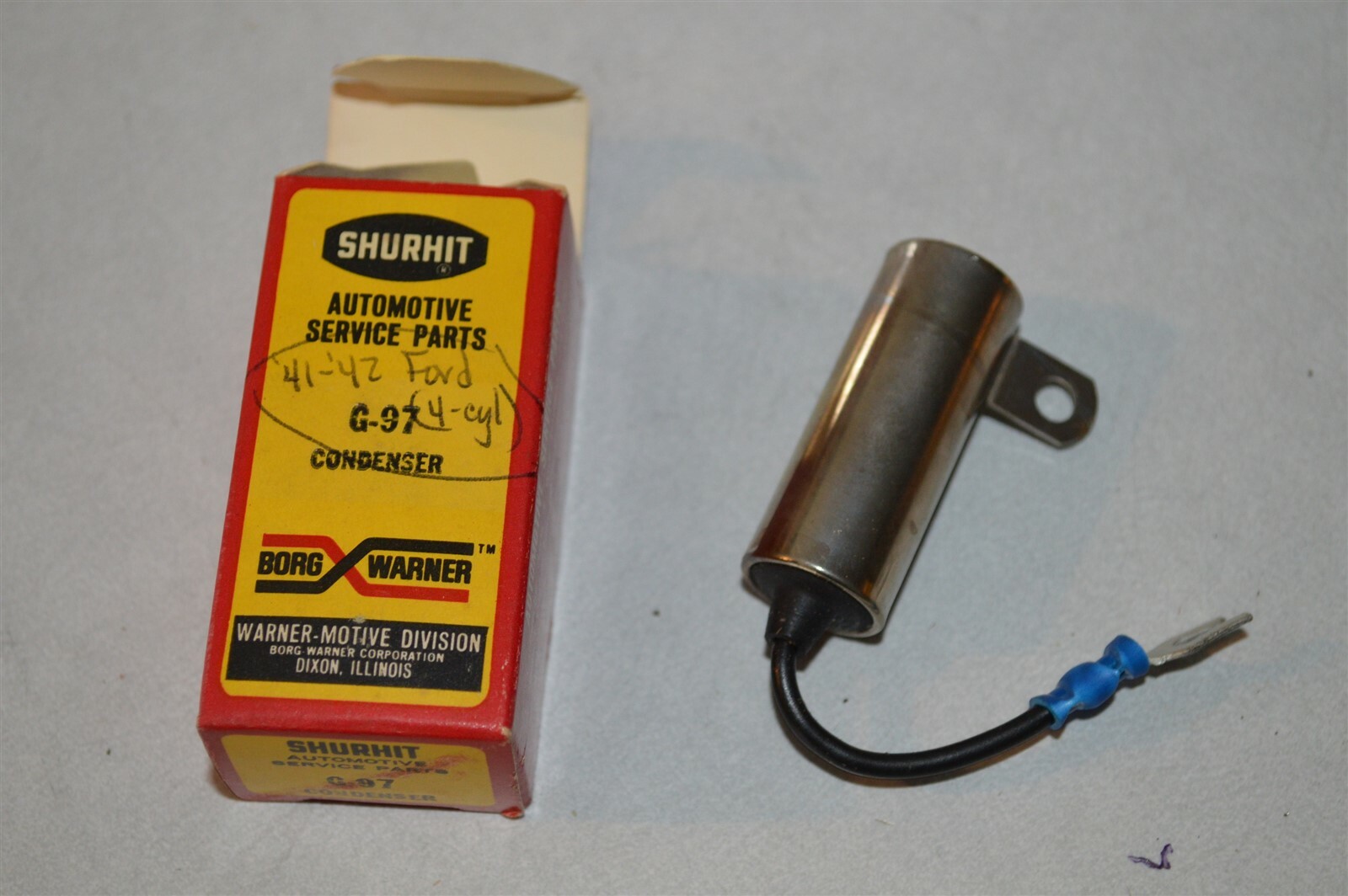 1 NOS Set 1941-42 Shurhit Condenser G-97 Ford 4-Cyl | eBay