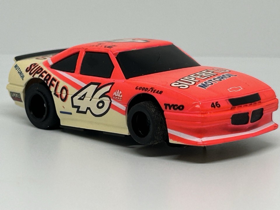 TYCO DAYS OF THUNDER SUPERFLO COLE TRICKLE #46 NASCAR STOCKER SLOT CAR ...
