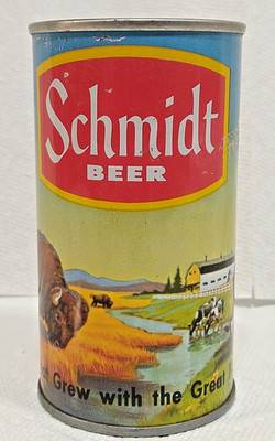 Yellow band straight steel Schmidt scenic Beer Can (bison) | eBay