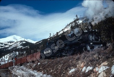 D&RGW Denver & Rio Grande Western Railroad #486 35mm Slide Chione (4960 ...