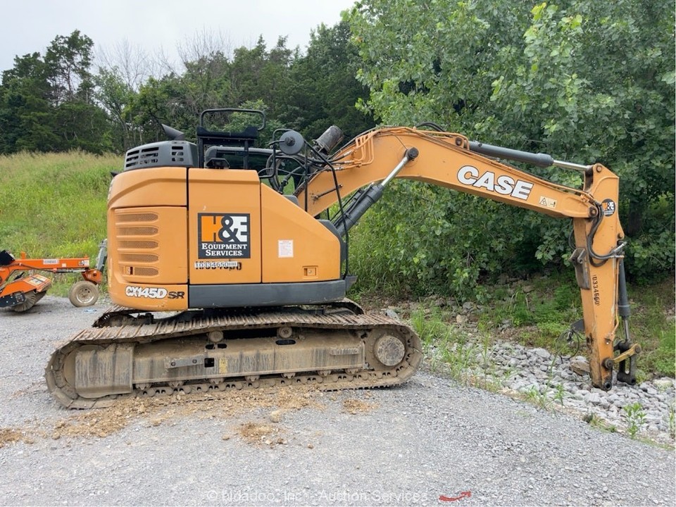 2021 Case CX145D SR Hydraulic Excavator Trackhoe Cab Aux Hyd bidadoo ...