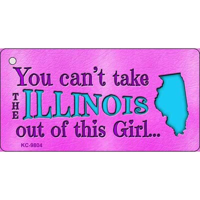Illinois Girl Novelty Metal Key Chain KC-9804 | eBay