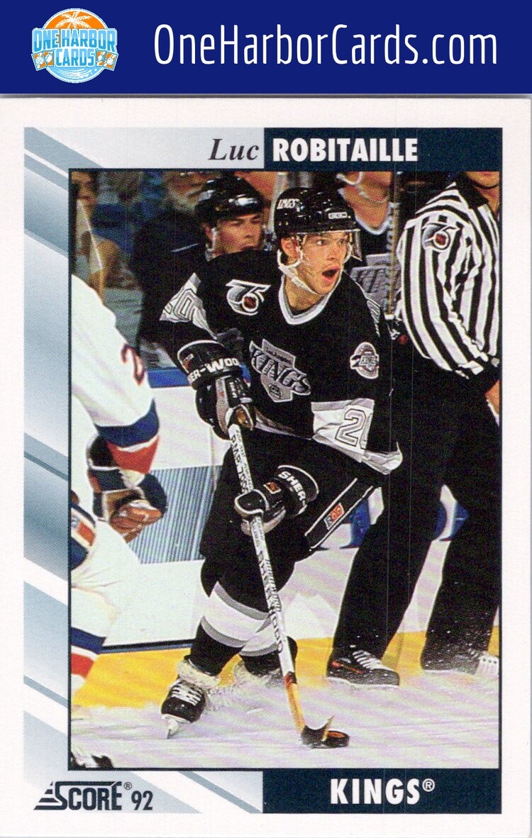 1992-93 Score Los Angeles Kings #290 Luc Robitaille | eBay