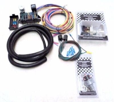 Deluxe 15 Universal Street Rod Wiring Wire Kit | 15 | Universal | Bonus ...