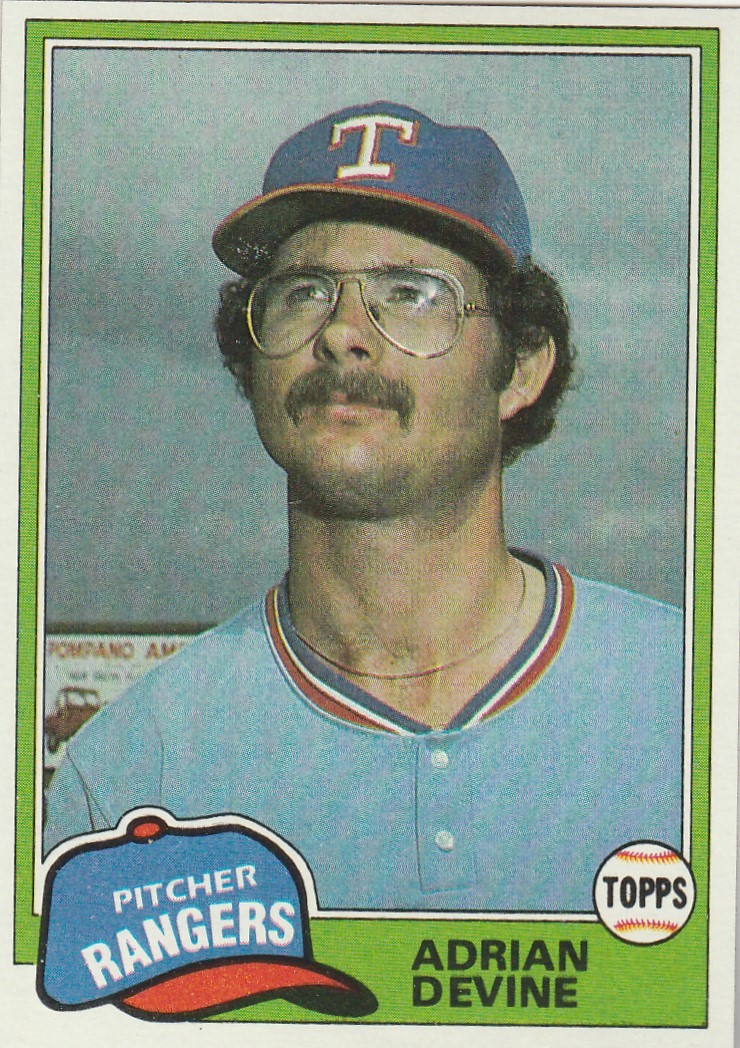 FREE SHIPPING-MINT-1981 Topps #464 Adrian Devine Rangers | eBay
