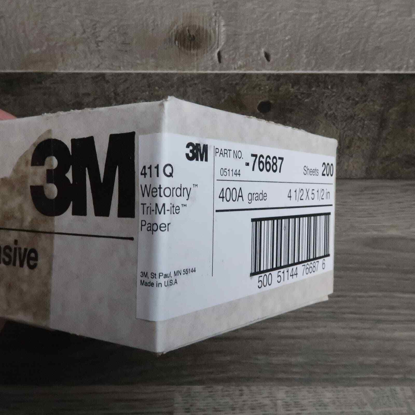 3M 400A Grit Tri-M-Ite Sandpaper Wetordry 4.5" x 5.5" 200 Sheets | eBay