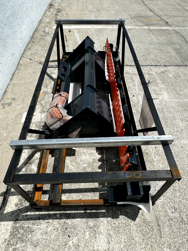 TMG Industrial 72” Skid Steer Land Ripper w/Rake Comb Scarifier ...