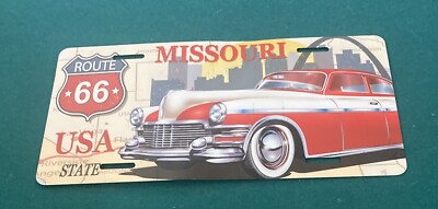 Vintage Route 66 State of Missouri Custom License Plate Still in ...