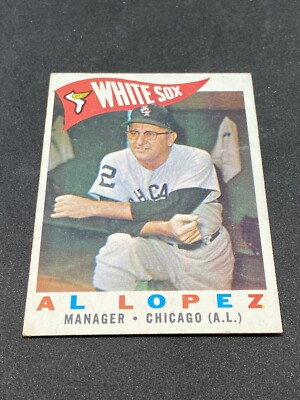 1960 Topps Baseball #222 Al Lopez Chicago White Sox HOF Hall of Fame ...