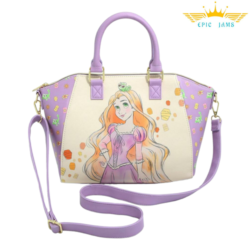 Loungefly Disney Tangled Rapunzel & Pascal Satchel Bag New | eBay