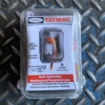 Quick-Fit Weatherproof Cover Outdoor Electrical Box - Single Outlet ...