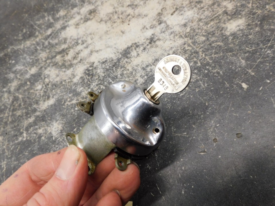 Harley Panhead Knucklehead Ignition Switch W/ Briggs Key #1 2463 | eBay