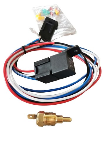 ALUMINUM RADIATOR SHROUD FAN W RELAY FIT 1991-2002 HONDA CIVIC DEL SOL ...