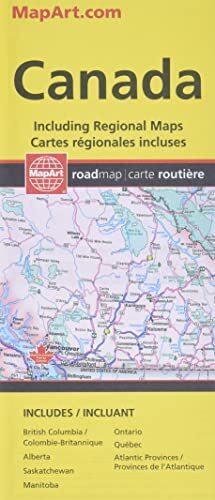 Canada Road Map by Canadian Cartographics Corporation | eBay