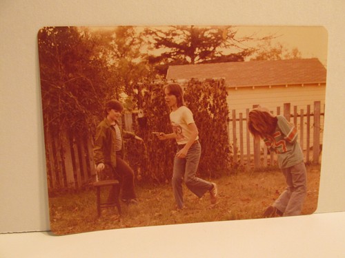 VINTAGE FOUND PHOTOGRAPH COLOR ART OLD PHOTO 1979 GENERATION X BOYS ...