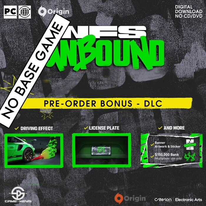 NFS Unbound Pre-Order Bonus (DLC Only) Origin Key PC GLOBAL (NOT THE ...