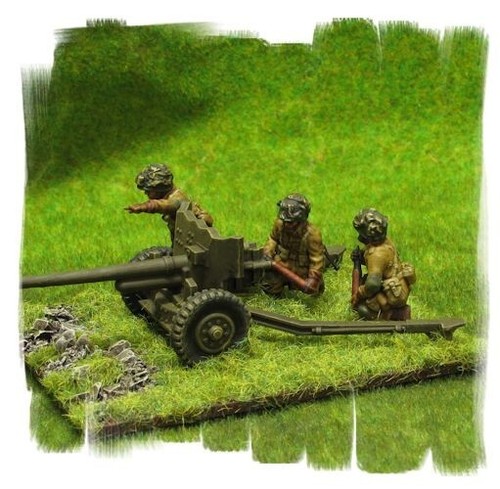 Painted! - US Paras 57mm AT gun and crew - 28mm WW2 World War II Bolt ...