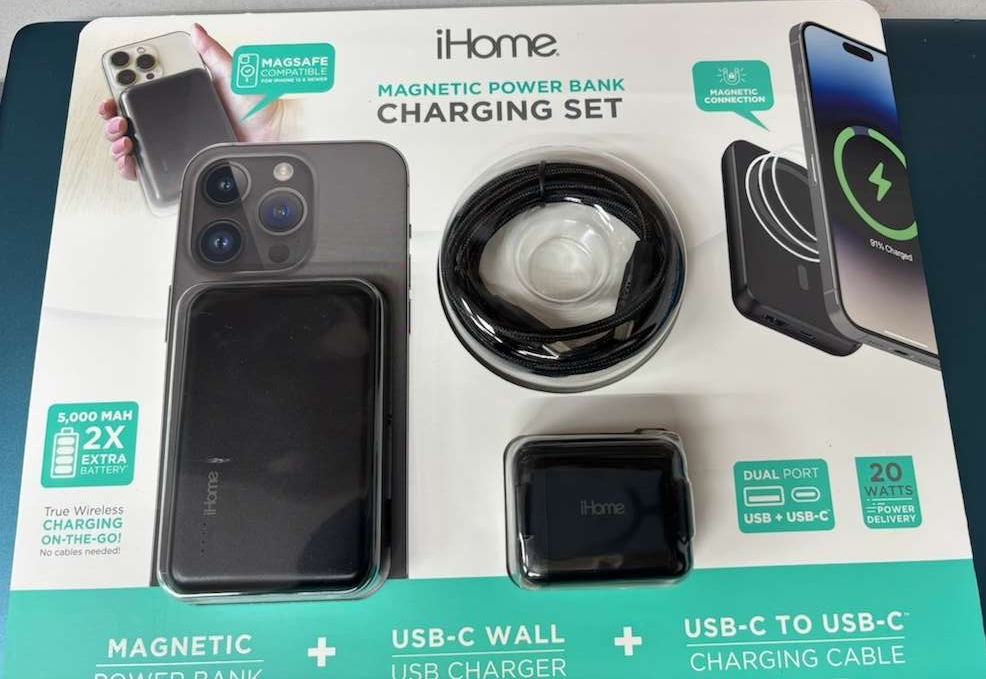 iHome Magnetic Power Bank Charging Set – Wireless Fast Charge | Brand ...