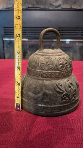 Antique "Sanctuary" Bell w/ Latin Inscriptions Exceptional Sound ...
