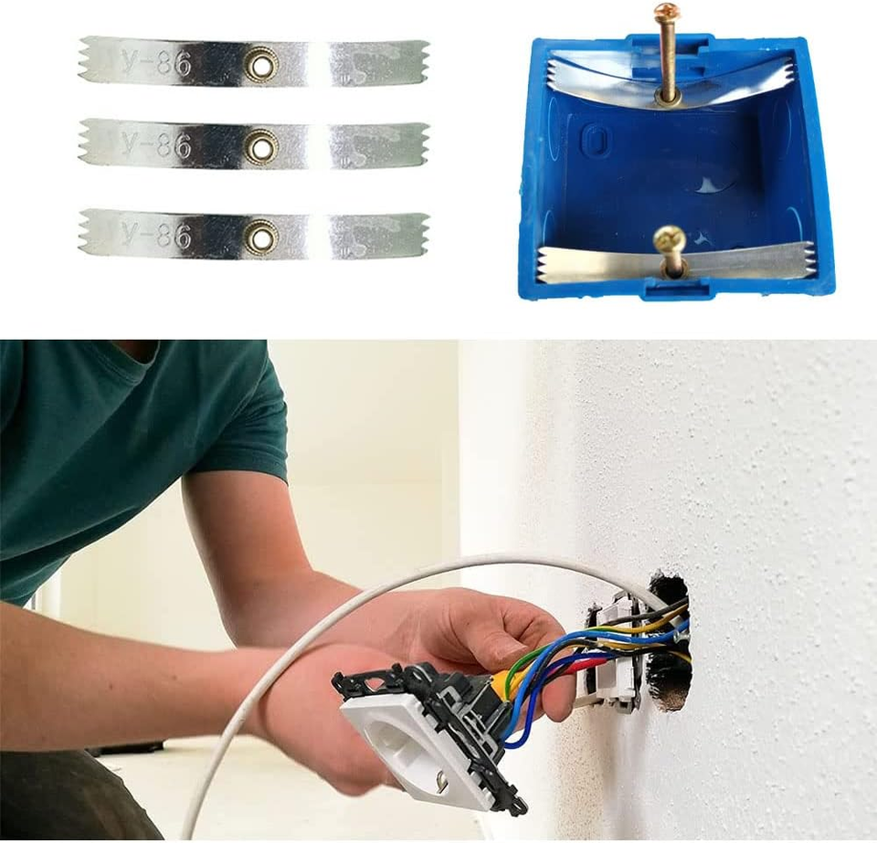 Gxwzhanbo 10 Pack Switch Socket Screw Hook Wall Socket Back Box Repair ...