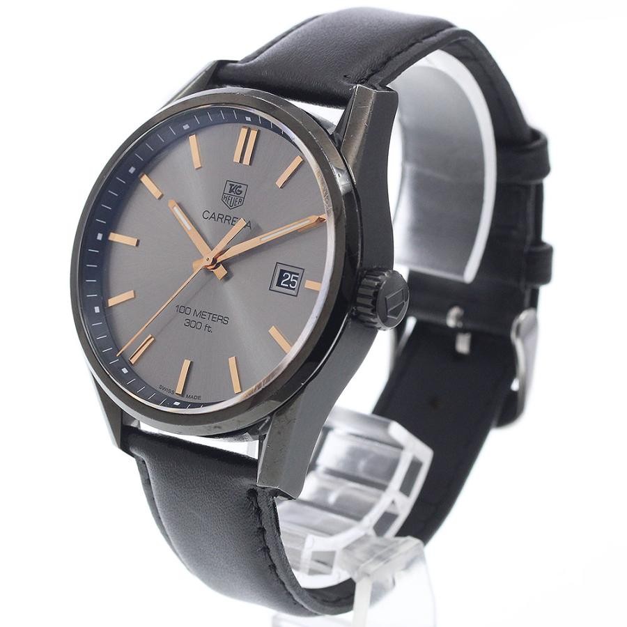 TAG HEUER CARRERA WAR101A.FC6367 41mm SS Grey Dial Quartz Date Boys # ...