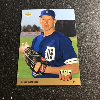 Rick Greene 1993 Upper Deck Baseball Top Prospect #446 MLB Detroit ...