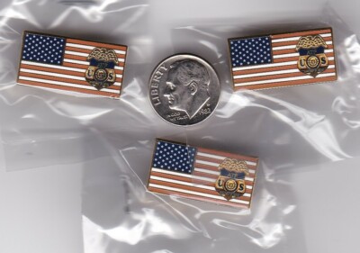 ATF Badge American Flag Lapel Hat Pins | eBay