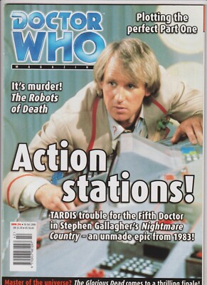 Doctor Who Mag Stephen Gallagher October 18 2000 032020nonr | eBay