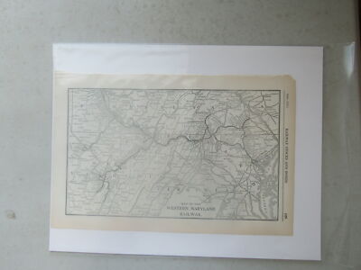 Entire US - 1915 Original Vintage Map