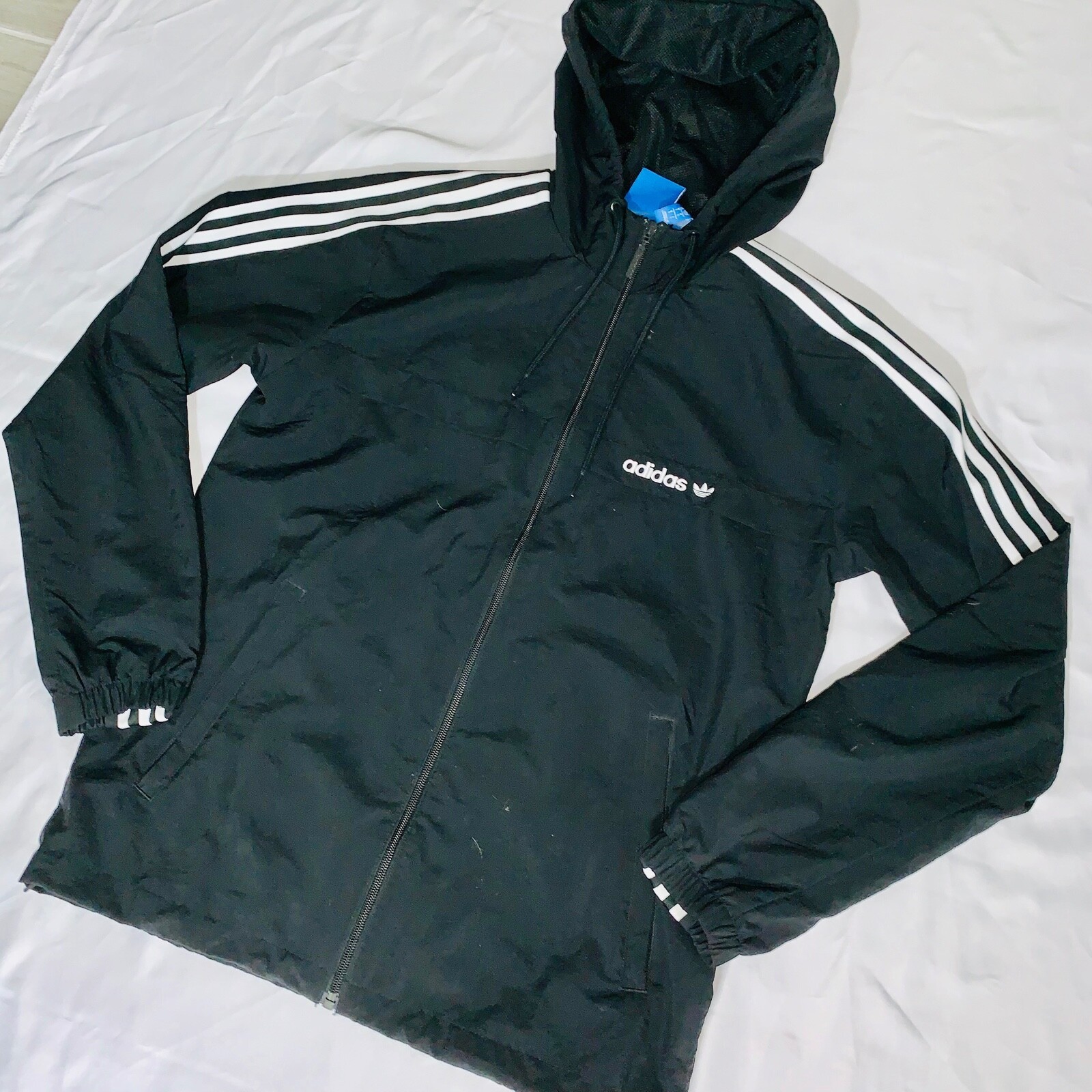 Adidas Originals Jacket Windbreaker Skateboarding Black Cal Surf Small ...