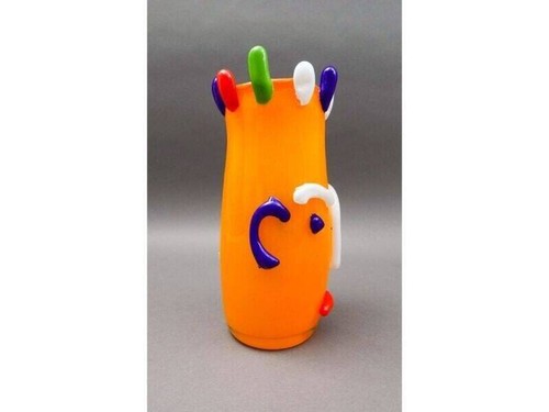 Mihai Topescu Romania Signed Vintage Colorful Hand Blown Art Glass Face ...