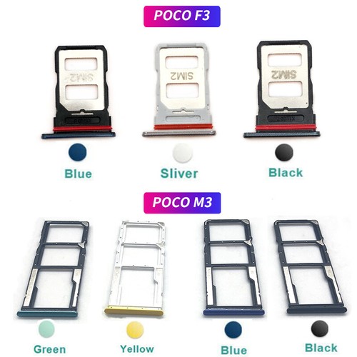 SIM Card Tray For Xiaomi Poco F3 / M3 Replacement Parts SIM Card Slot ...
