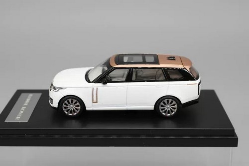 Car Model Toy LCD 1/64 Scale Land Rover Range Rover L460 2022 White ...