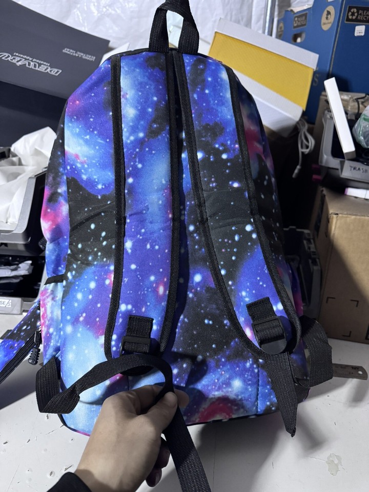 Galaxy Backpack School Backpack with Pencil Bag (Galaxy) | eBay