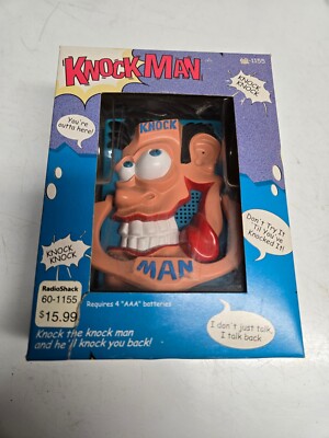 Knock Man Vintage Radio Shack Toy Door Knocker 60-1155 Rare | eBay