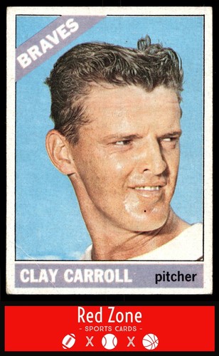 1966 Topps - #307 Clay Carroll VG | eBay