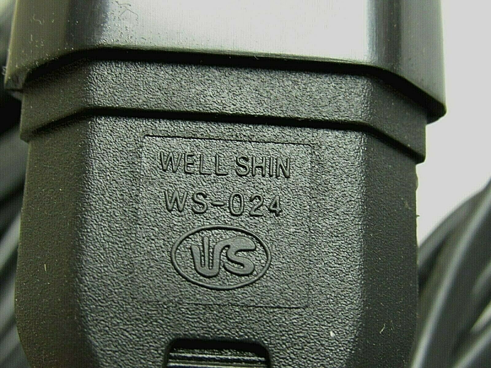 NEW LOT OF 4 WELL SHIN 2 PRONG POWER SUPPLY CORD WS-024 WS-006 2.5A ...