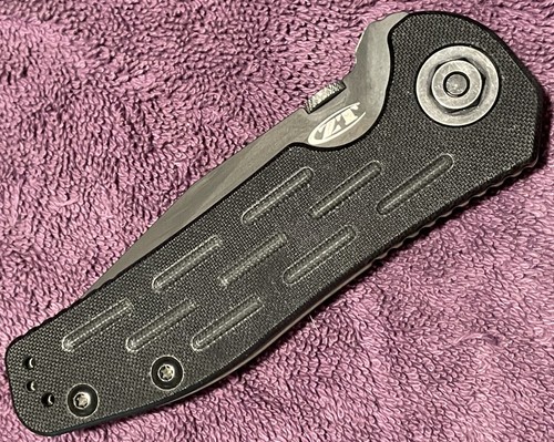 ZT 0620 Emerson Design Elmax Black 3 5/8 Inch Blade wave feature ...