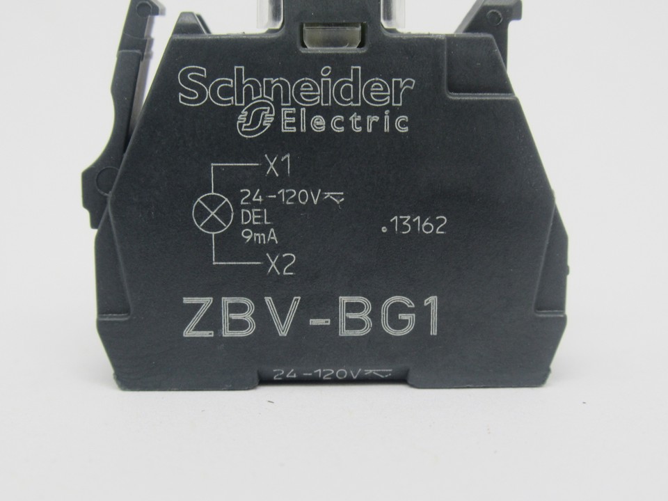 Schneider Electric ZBV-BG1 White LED Light Block 24-120V 9mA USED | eBay