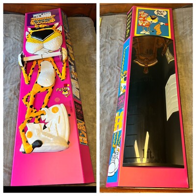 CHEETOS CHESTER THE CHEETAH TALKING CHIP CITY VINTAGE SIGN 1995 6 FT ...